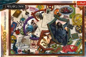 TREFL Puzzle Jak vycvičit draka / 1000 dílků / 68,3 x 48 cm