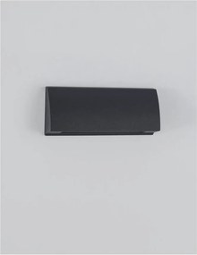 NV 9018062 Venkovní nástěnné svítidlo LIV tmavě šedý hliník a skleněný difuzor LED 3.5W 3000K 200-240V 120st. IP54 - NOVA LUCE