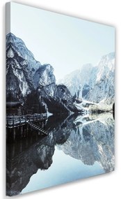 Gario Obraz na plátně Chata na jezeře - Dmitry Belov Rozměry: 40 x 60 cm