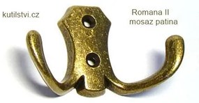 kovový věšák ROMANA II Varianta: věšák ROMANA II bronz