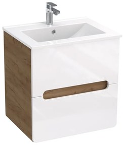 A-Interiéry Koupelnová skříňka s keramickým umyvadlem Lutecia W 60-2Z - lutecia w 60-2z