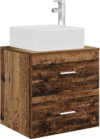 Sada koupelnových skříněk 3 ks Staré dřevo 53 x 34,5 x 63 cm 3405857