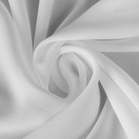 ZÁCLONA NA KROUŽCÍCH VENUS 140X250 CM BÍLÁ