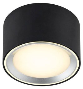 Nordlux 47540103 Fallon, stropní LED 5,5W 2700K, tříkrokové stmívání, černá, 10x6cm