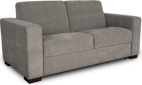 Pohovka na každodení spaní NOMI s rozkladem, 140, tm. šedá (madeira dark grey)