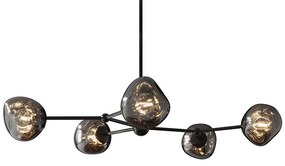 Designové závěsné svítidlo Hanzila 97 cm kouřové