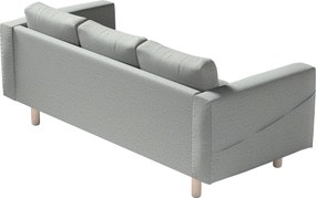 Potah na pohovku IKEA Norsborg 3-místná barva modrá látka pletený vzor