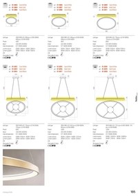 Redo 01-3806 - LED Stmívatelné stropní svítidlo NOBU LED/60W/230V bílá