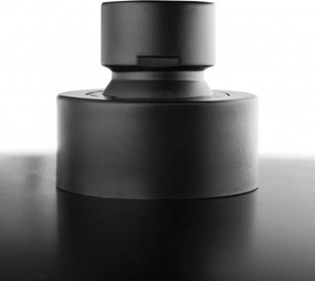 Erga Erga, SLIM sprchová hlavice o průměru 25cm, černá matná, ERG-YKA-BP.BRG25-BLK