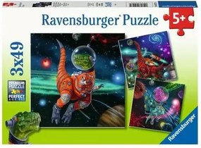 Ravensburger Dinosauří svět - 3x49 dílků / od 5 let