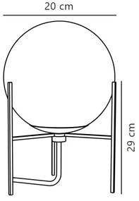 Nordlux - Stolní lampa ALTON 1xE14/15W/230V zlatá