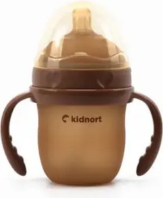 Kidnort Eple Kojenecká lahev pro kojené děti 150ml 0-3m hnědá