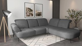 XXXLutz ROHOVÁ SEDAČKA, textil, tmavě šedá Sit & More - Sedací soupravy - 00014401322D