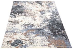 Moderní kusový koberec Ragolle Argentum 63395 7656 modrý krémový Rozměr: 240x330 cm