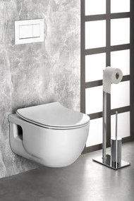 Sapho BRILLA závěsná WC mísa, Rimless, 36,5x53cm, bílá 100614