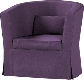 Potah na křeslo IKEA Ektorp Tullsta barva fialová látka pletený vzor