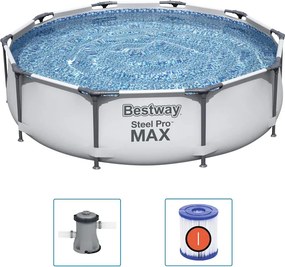 Bestway Bazén Steel Pro MAX s příslušenstvím 305 x 76 cm