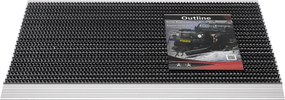 XXXLutz DVEŘNÍ ROHOŽKA, 50/80 cm antracitová, světle šedá Esposa - Online Only koberce & rohožky - 005736003102