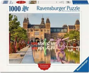 RAVENSBURGER Puzzle Rijksmuseum v Amsterdamu / 1000 dílků / 70 x 50 cm