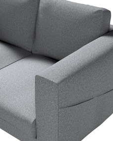 Potah na pohovku IKEA Norsborg 2-místná barva šedá látka pletený vzor