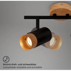 Briloner 2144025 - Bodové svítidlo SPOT 2xGU10/9W/230V