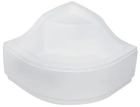 Besco Čtvrtkruhová akrylátová sprchová vanička OLIVER II HR 80x80 (90x90) Barva: Bílá, Rozměry (cm): 80x80