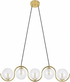 Toolight Toolight, stropní svítidlo 5xG9 APP1440-5CP, zlatá lesklá, OSW-06096