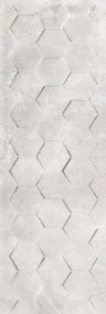 Ceramika Bianca Obklad Next Grey Hexagon Glossy Rekt. 75x25 - 164325
