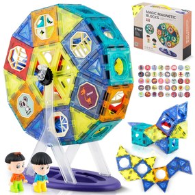 Magnetické bloky s kolotočem RK-769 Ricokids