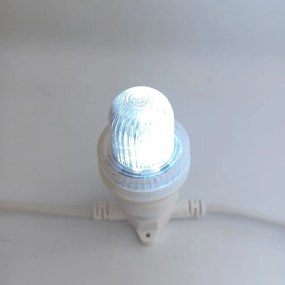 LED žárovka FLASH, ledově bílá, patice B22, IP44