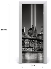 Fototapeta samolepící dveře Manhattan New York 75x205 cm