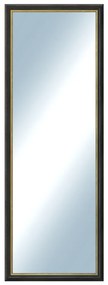 DANTIK - Zarámované zrcadlo - rozměr s rámem cca 50x140 cm z lišty Anversa černá AU (3149)