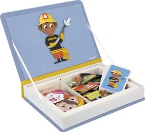 JANOD Magnetibook Povolání / Magnetická knížka / 48 magnetických dílků