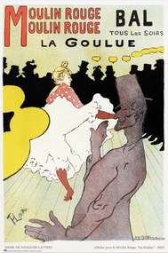 Plakát, Obraz - Moulin Rouge - La Goulue, (61 x 91.5 cm)