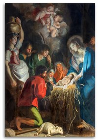 Gario Obraz na plátně Vánoční kostel sv. Pavla antverpy Rozměry: 40 x 60 cm