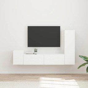Sestava TV skříněk 4 ks Bílá Kompozitní dřevo 3408997