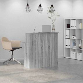 vidaXL Recepční stůl 100x50x103,5 cm kompozitní dřevo [859029] Barva: Černá
