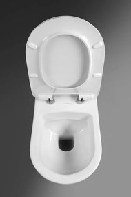 CREAVIT PAULA závěsná WC mísa, 35,5x50cm, bílá TP325