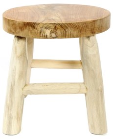 Dřevěná stolička Kedut Stool 30 cm Bazar Bizar