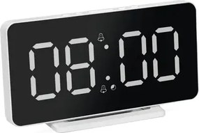TechniSat VIOLA AC-1 bílá / Digitální budík / LCD displej / Teploměr