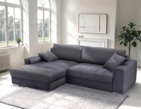XXXLutz ROHOVÁ SEDAČKA, textil, antracitová MID.YOU - Sedací soupravy - 000694008105