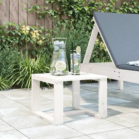 vidaXL Zahradní odkládací stolek 40 x 38 x 28,5 cm masivní borovice [825081] Barva: Bílá borovice