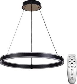 Brilagi-LED Stmívatelný lustr na lanku CIRCLE LED/85W/230V 3000-6500K černá + DO