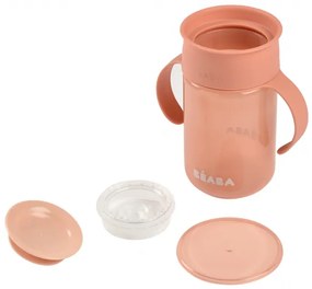 Beaba Hrnek trénovací 360° 340 ml 12 m+ Pink