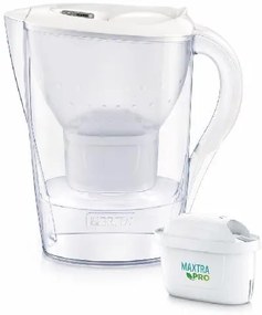 Brita Konvice - Filtrační konvice Marella Cool Memo, objem 2,4 l, 3x filtr MX PRO, bílá 1052791