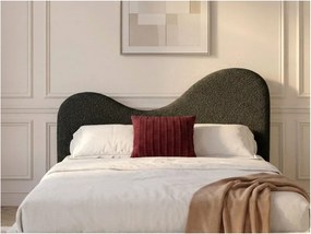 Zelená čalouněná čalouněná dvoulůžková postel s roštem 180x200 cm Celina – Bobochic Paris