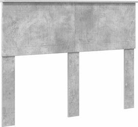Rám postele Betonově šedá 135 x 190 cm Masivní borové dřevo 3410612