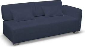 Potah na pohovku Mysinge - 2.místná, jedno boční opěradlo barva tmavě modrá látka sametová