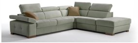 Pregio Italia sofa&relax Luxusní rohové sedačky DREAMER Provedení: 3 rozkládací + roh + 1 s ukonč., Vzorník látek: tekno fibra 24 yellow