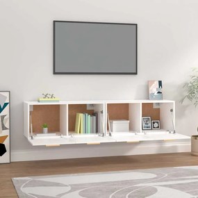 Nástěnné skříňky 2 ks bílé 80 x 35 x 36,5 cm kompozitní dřevo 3115644